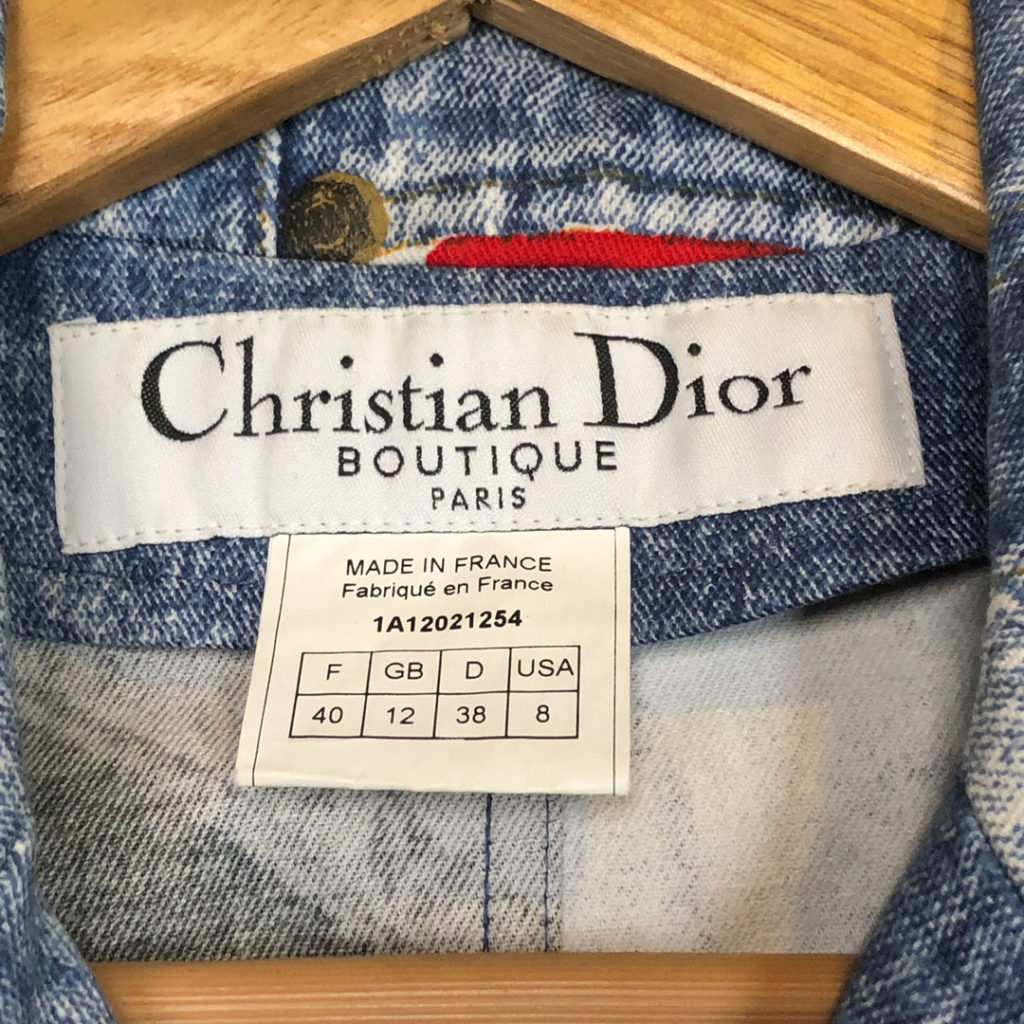 Christian Dior Boutique Cropped Jean Jacket – Blackfeather Vintage Works